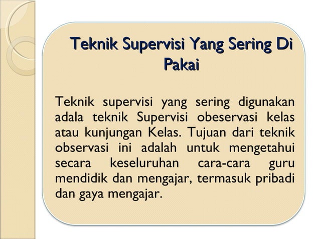 Manajemen supervisi pendidikan | PPT