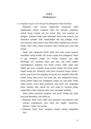 Manajemen supply | DOCX