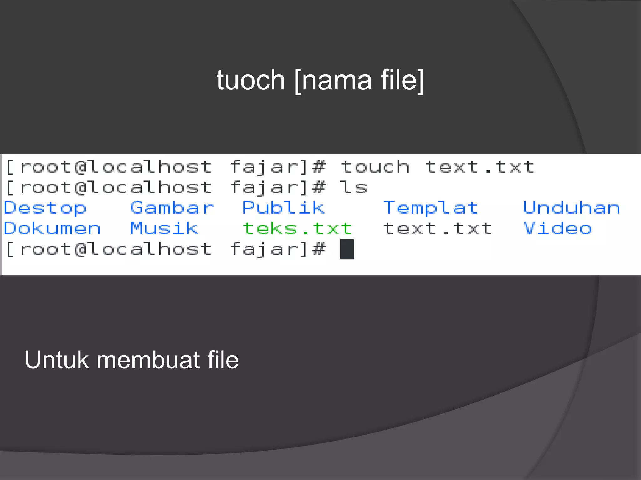 Manajemen user dan file | PPTX