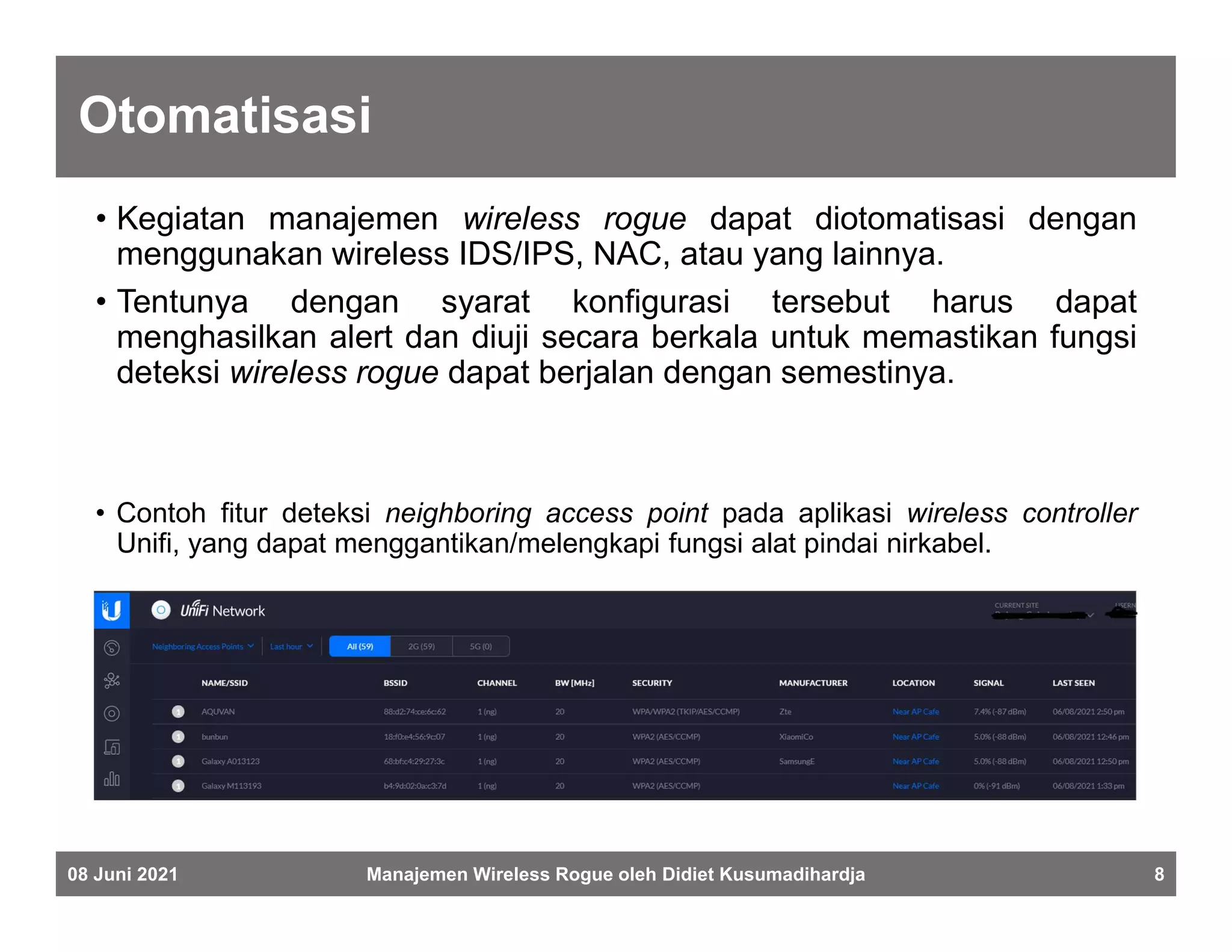 Manajemen wireless rogue | PDF