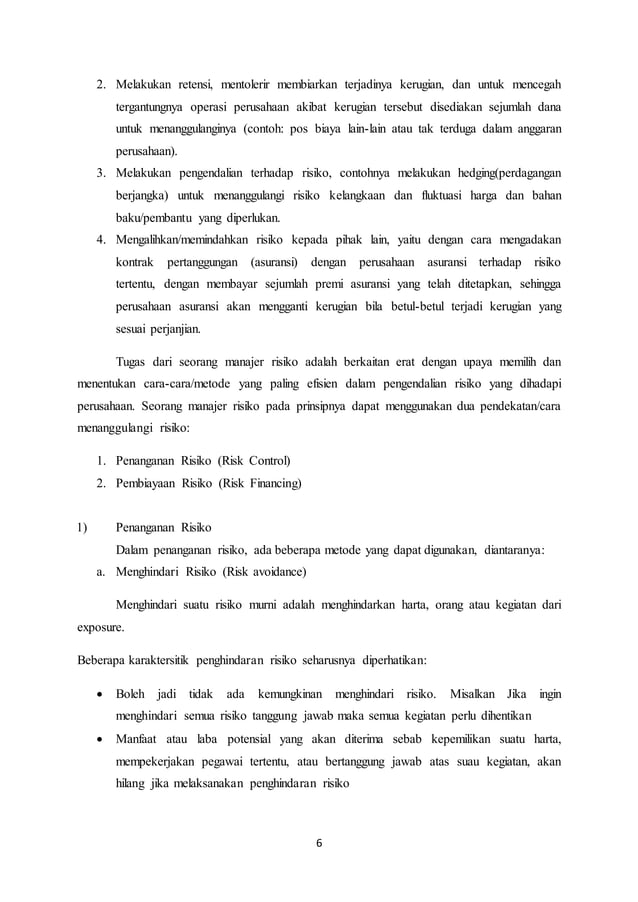 Manajmen resk klp 03 baru | PDF