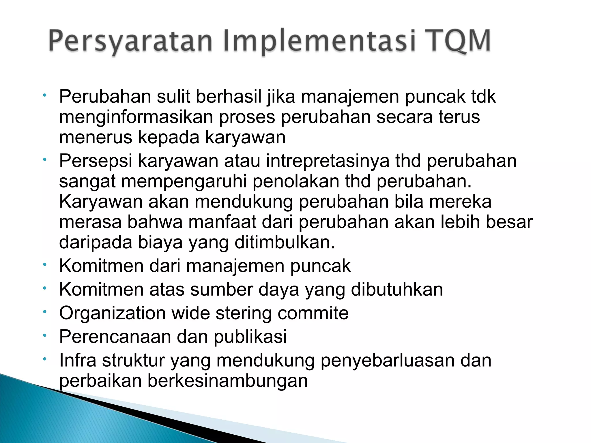 Total Quality Management (Manajemen Kualitas Total) | PPT Total Quality Management (Manajemen Kualitas Total) | PPT