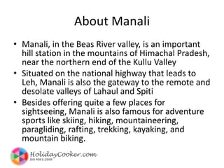 Manali | PPTX