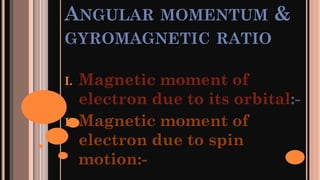 ANGULAR MOMENTUM Manali maheshwari | PPTX | Physics | Science