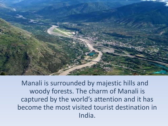 Presentation on Manali | PPTX