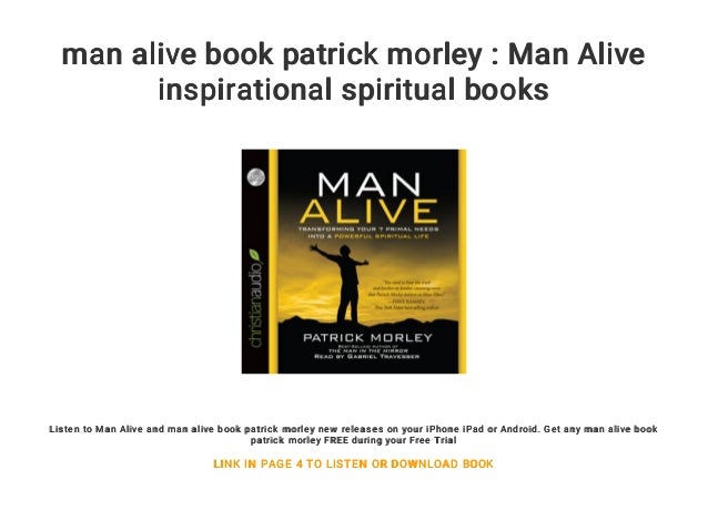 man alive book patrick morley : Man Alive inspirational spiritual books