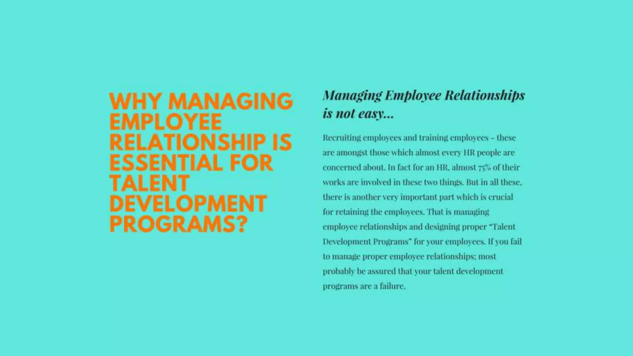 Managing Employee Relationship | PPTX