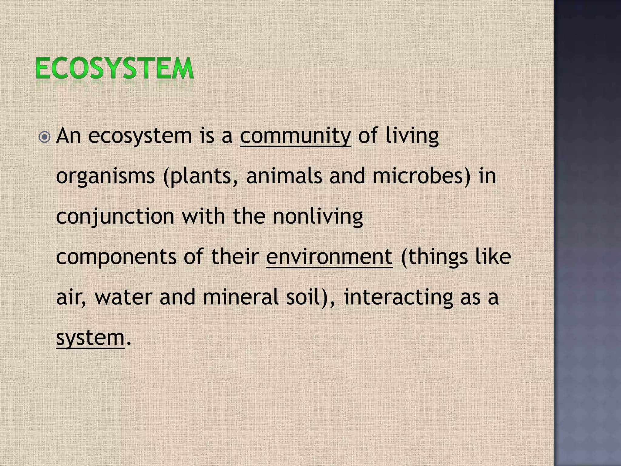 Man and his Environment | PPTX