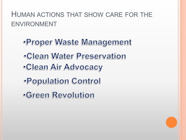 Man and his environment 2 | PPTX