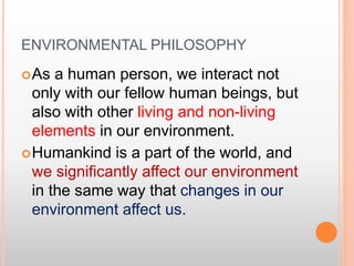 Man and his environment 2 | PPTX