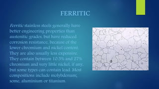 Stainless Steel and Special Steel | PPTX