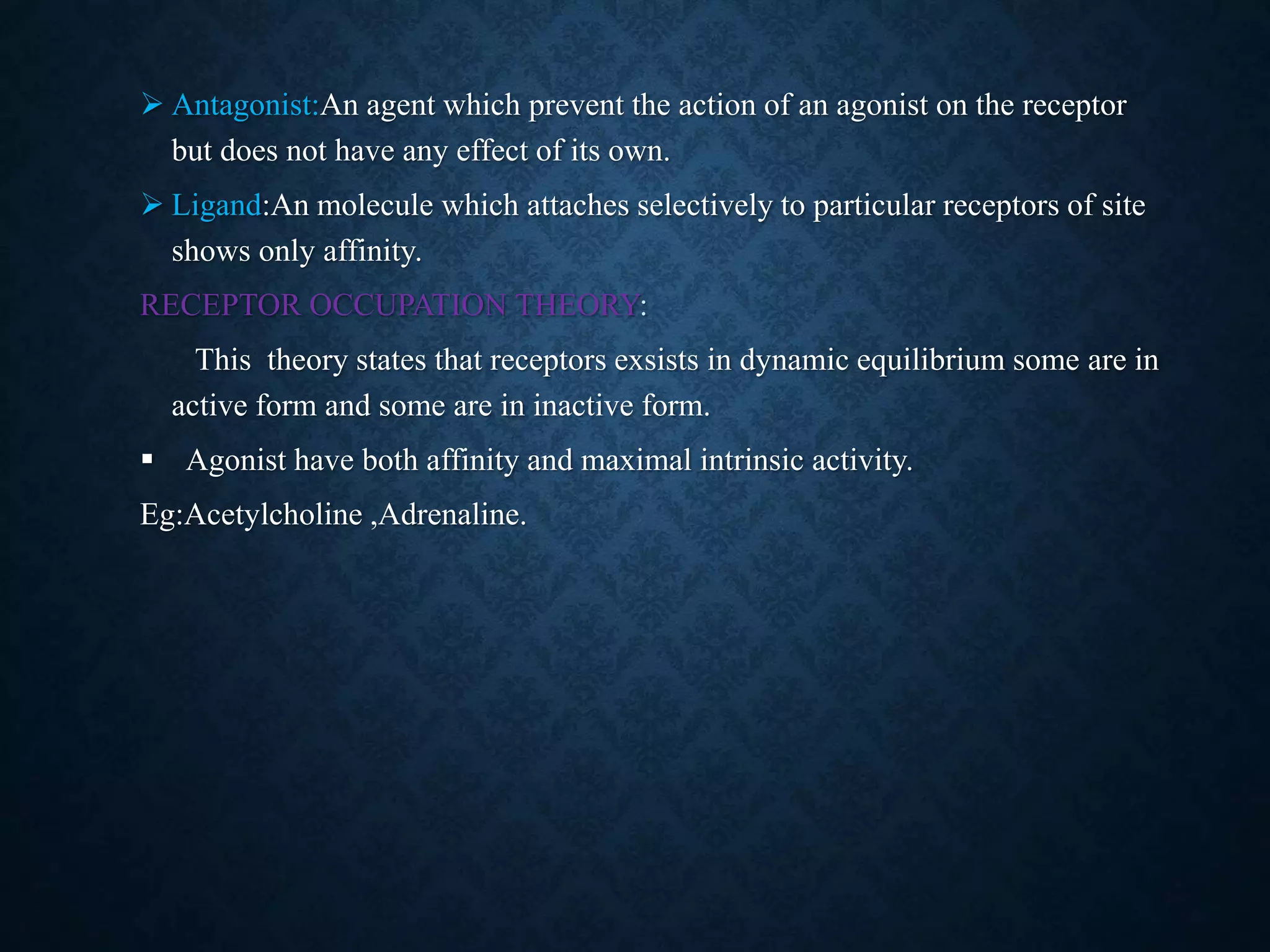 MECHANISM OF ACTION OF DRUGS | PPTX