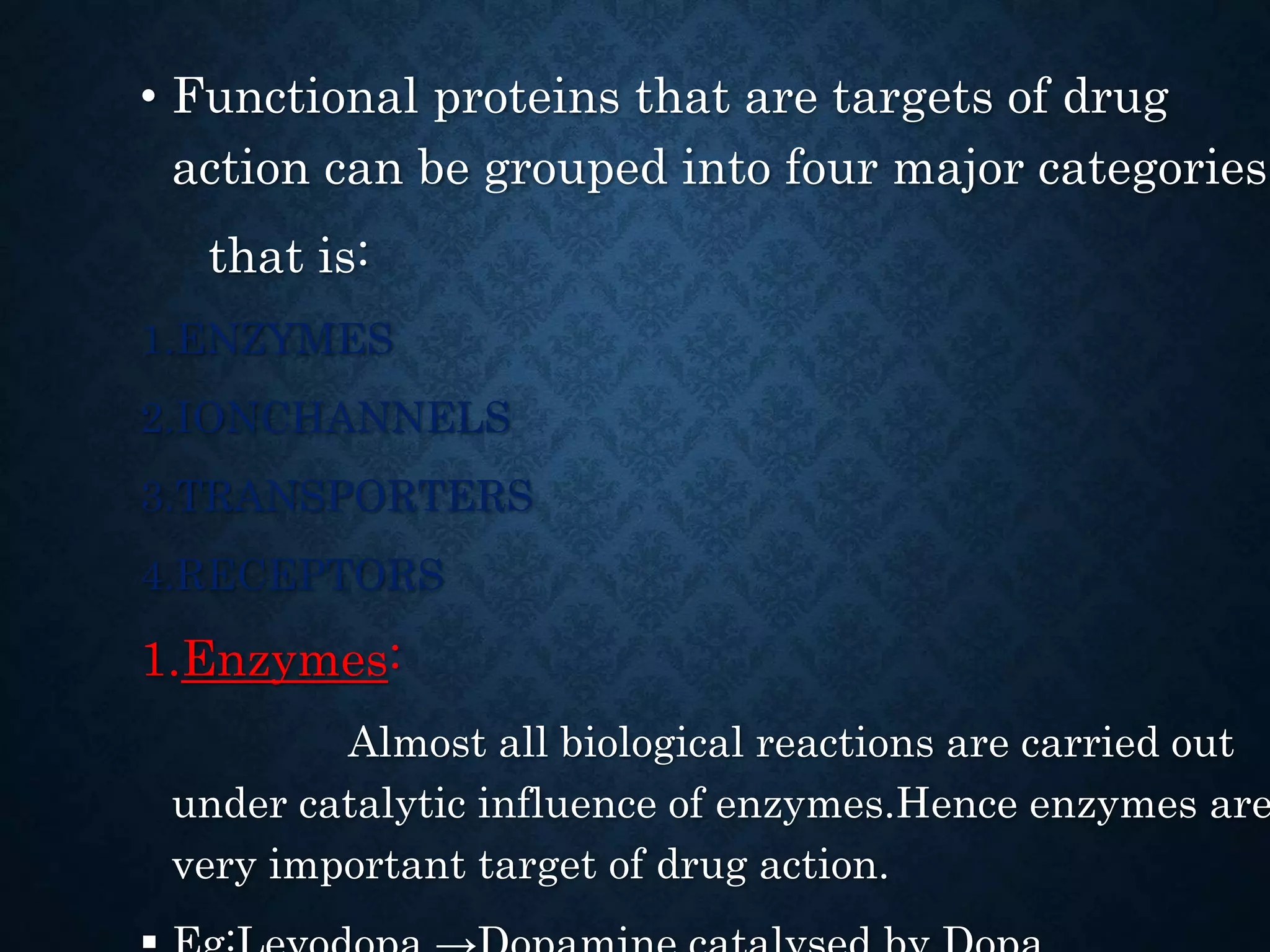 MECHANISM OF ACTION OF DRUGS | PPTX
