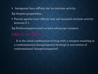 MECHANISM OF ACTION OF DRUGS | PPTX