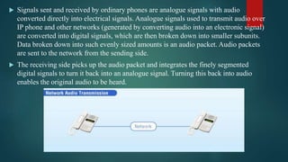 Network audio transmission | PPT