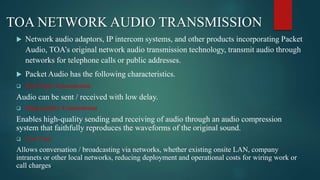 Network audio transmission | PPT