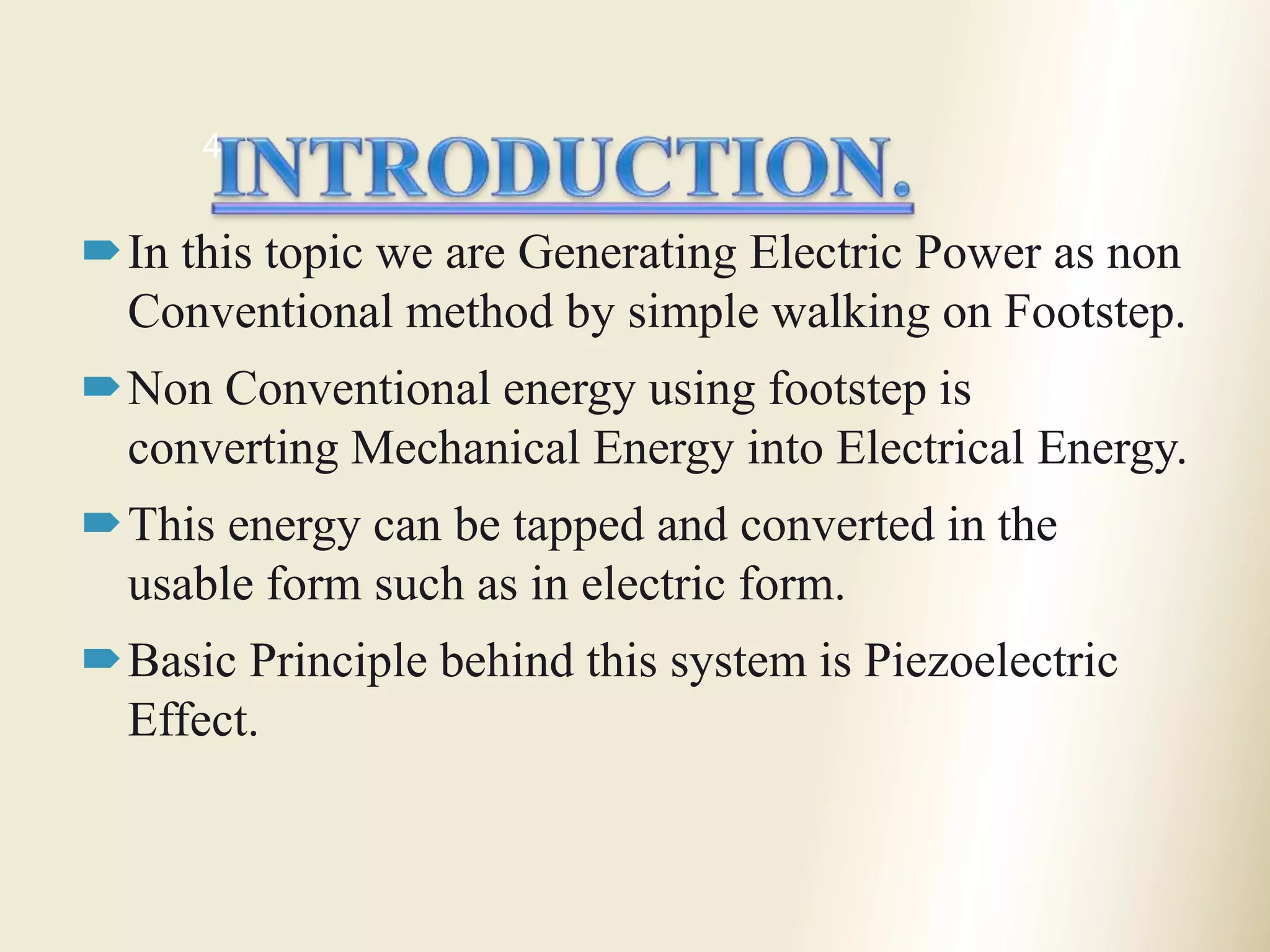 Piezoelectric power generation | PPTX