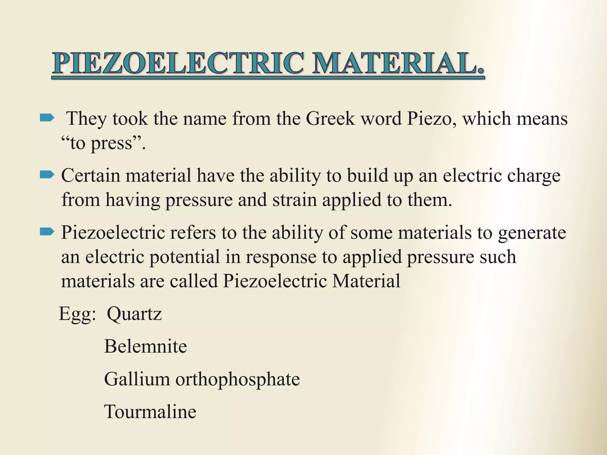 Piezoelectric power generation | PPTX