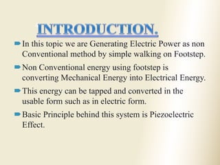 Piezoelectric power generation | PPTX