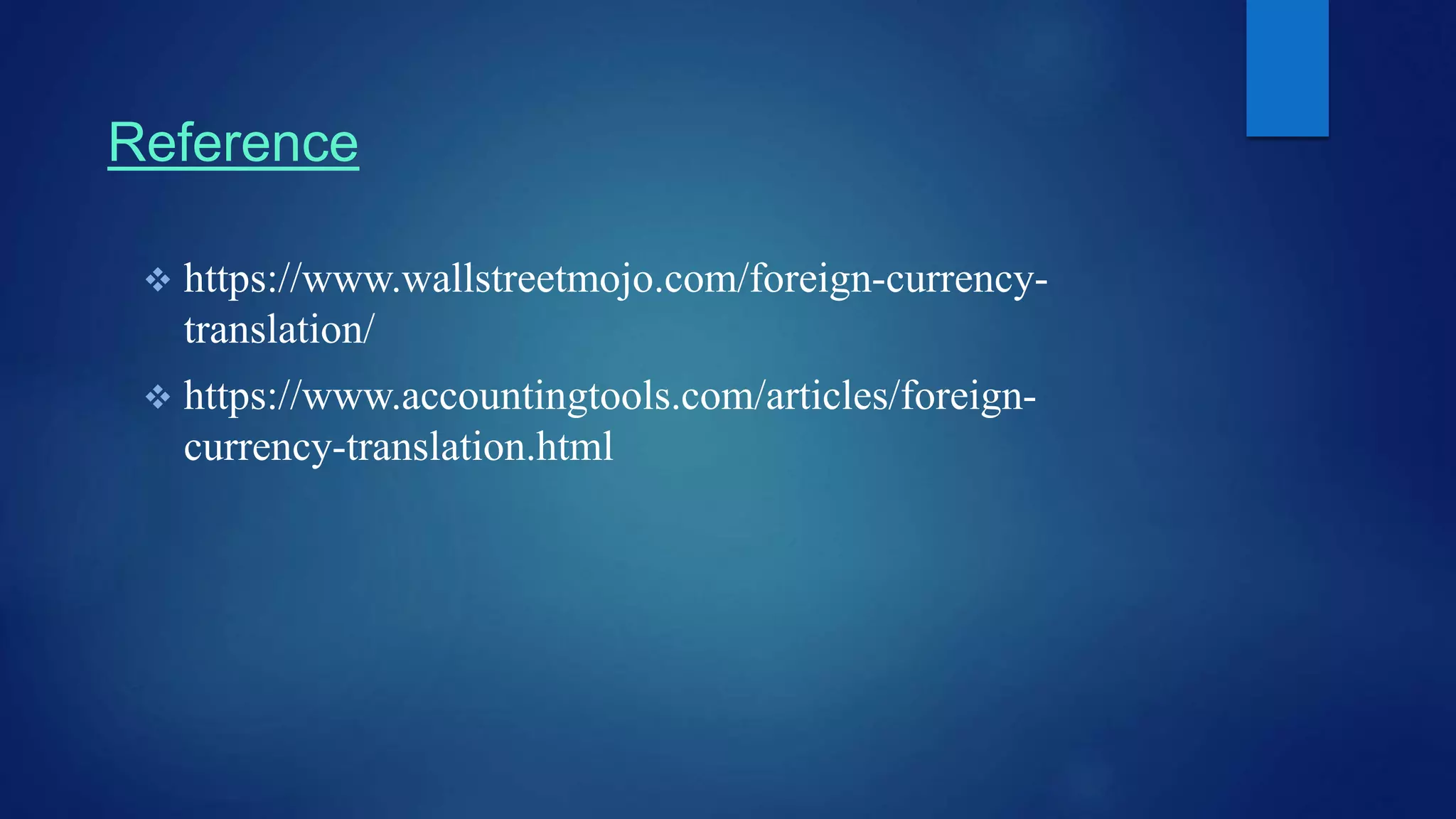 Methods of foreign currency translation (current rate, current and non ...