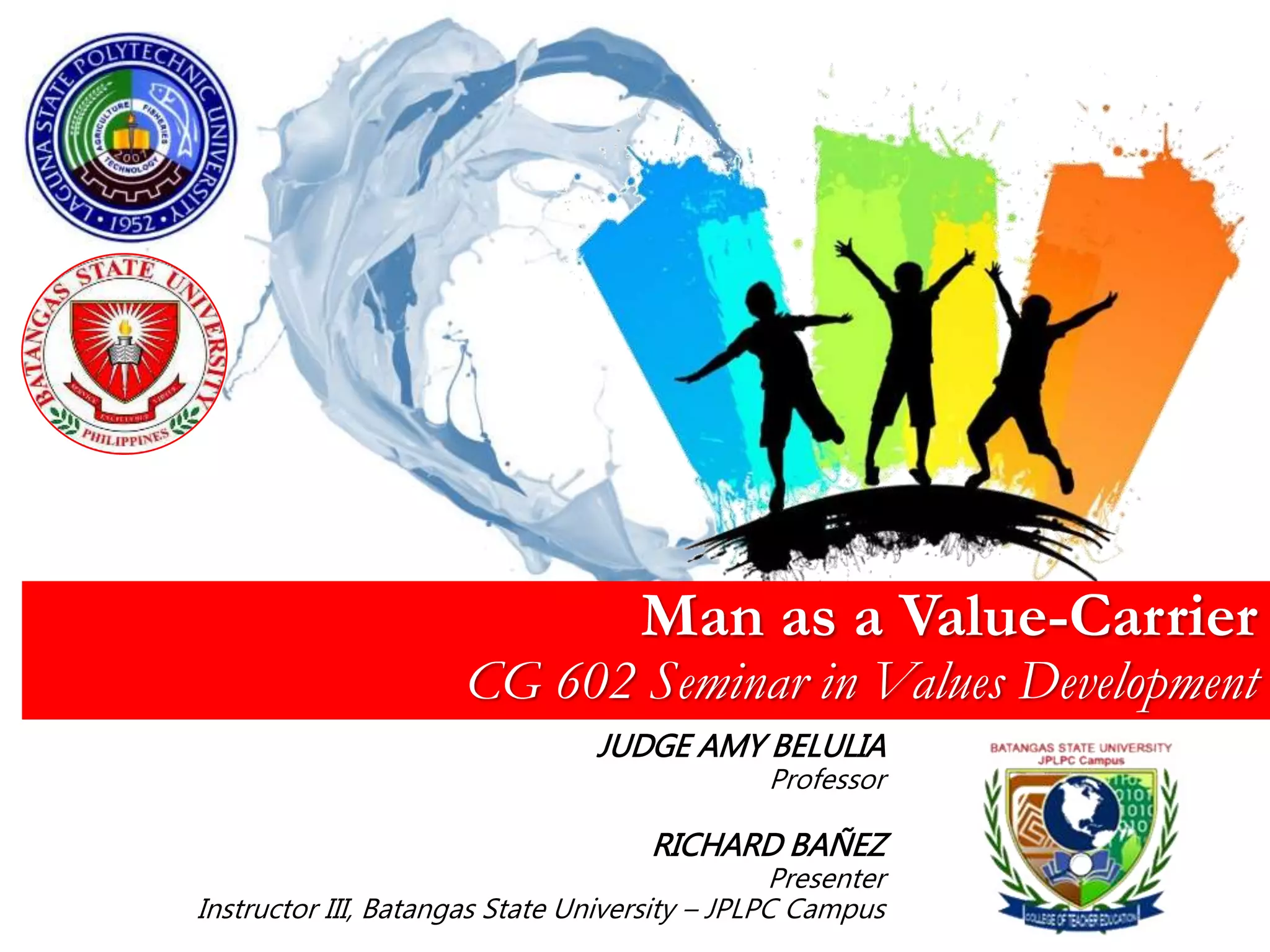 Man as a value carrier | PPTX