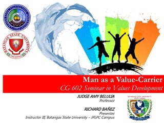 Man as a value carrier | PPTX