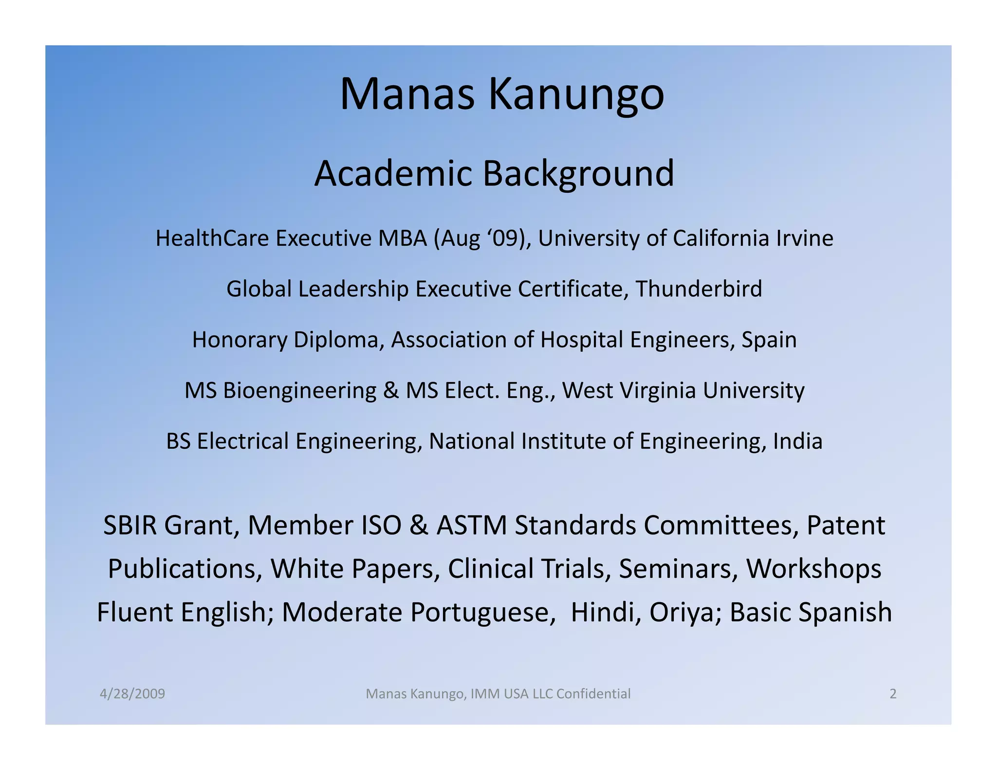 Manas Background Ppt | PDF