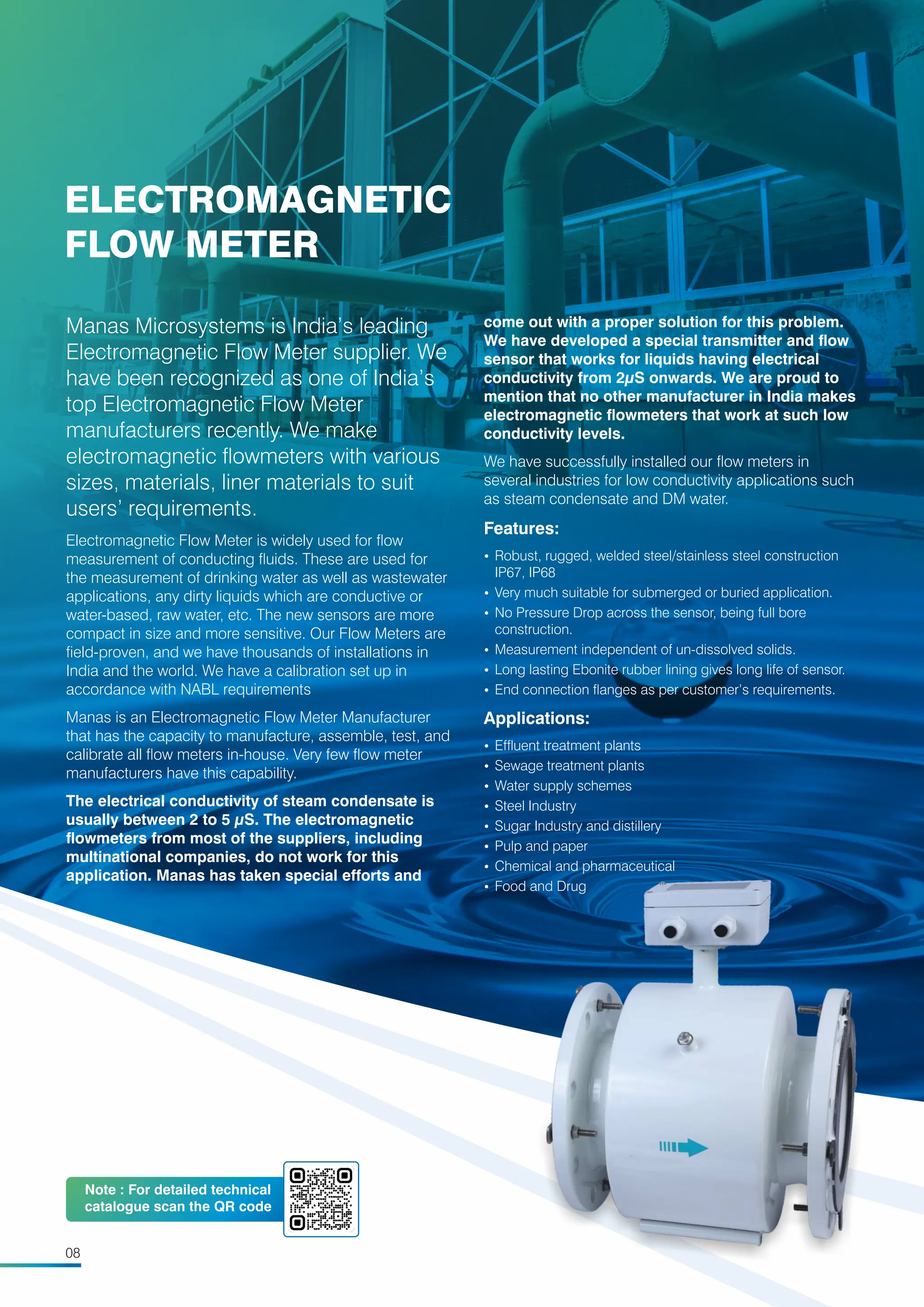 Manas Microsystems- Your flow meter partner | PDF