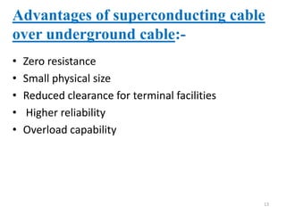 SUPERCONDUCTIVITY IN ELECTRIC POWER SECTOR | PPTX
