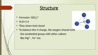Nesosilicate structure geology crystal chemistry.pptx