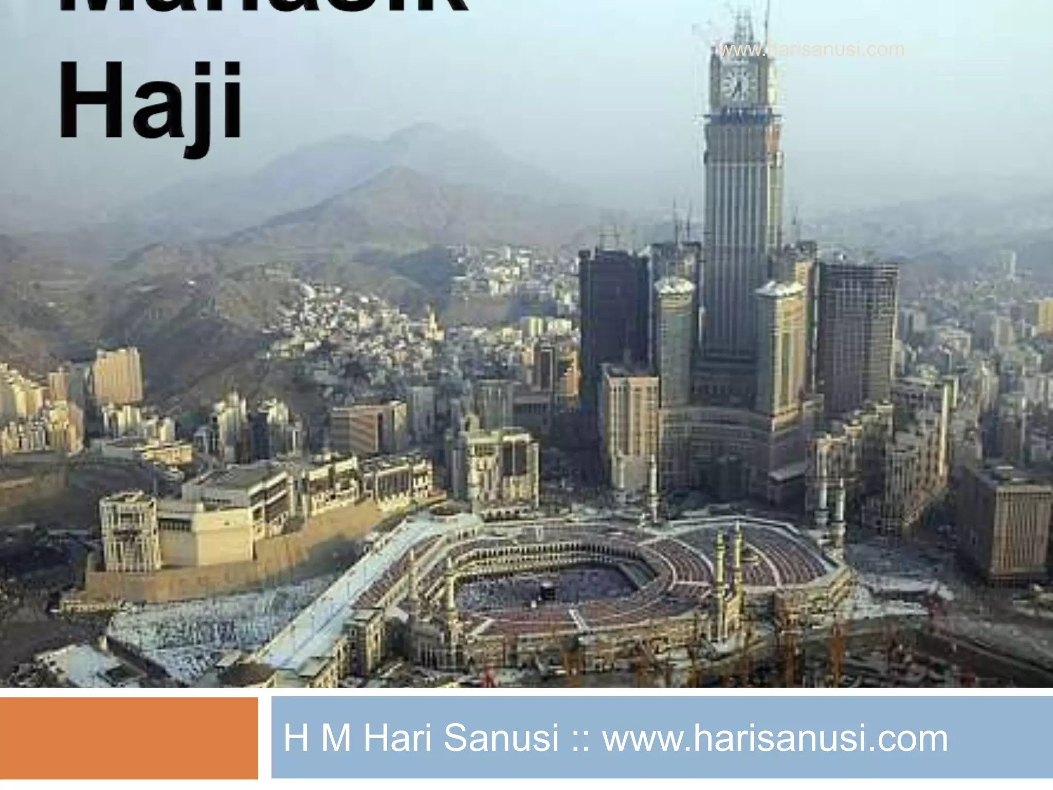 Manasik haji lengkap | PPTX