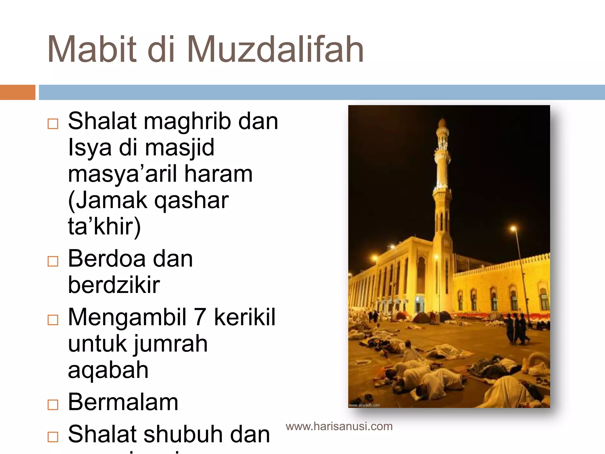 Manasik haji lengkap | PPTX