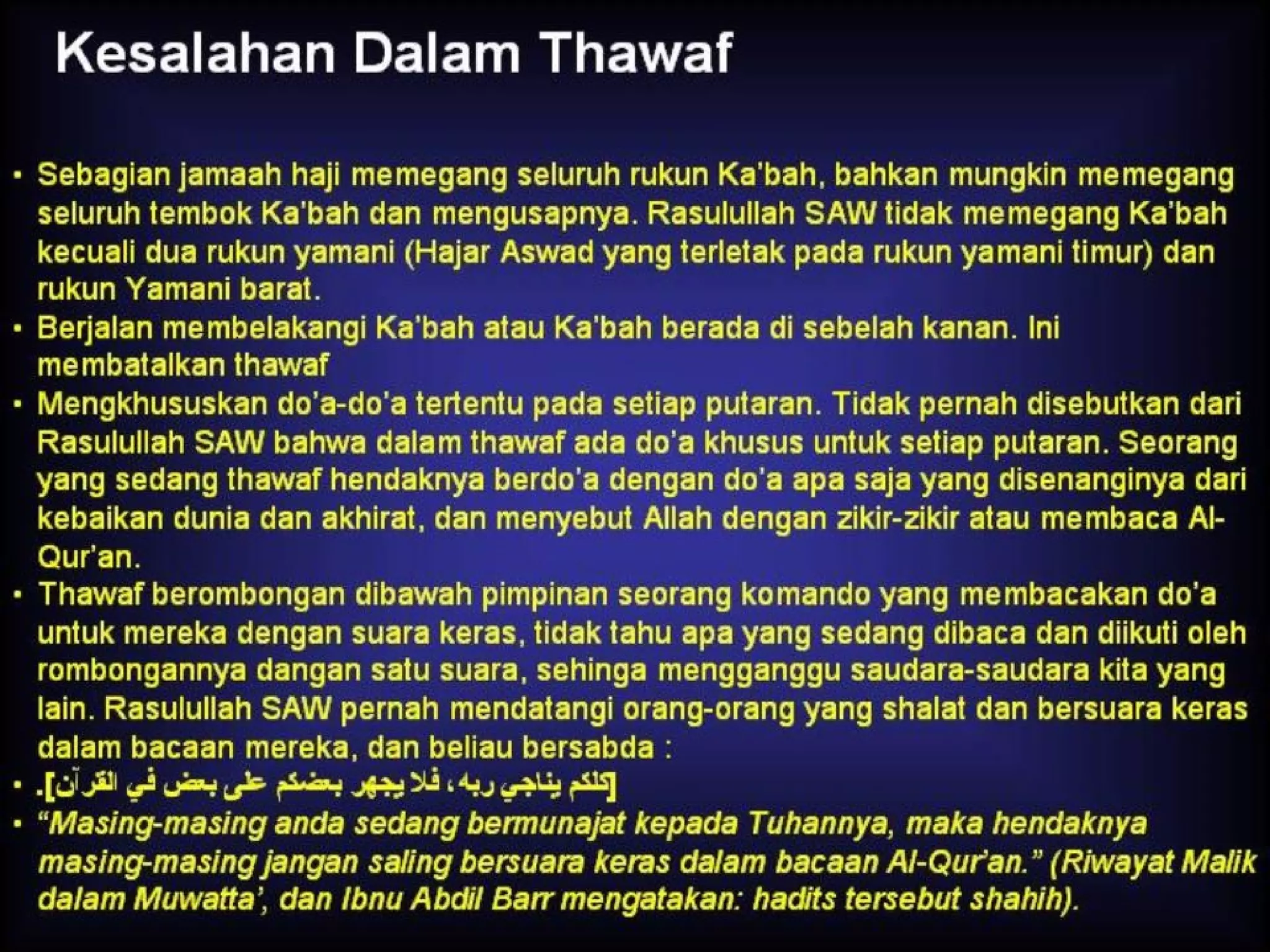 Manasik Umroh Presentation | PPT