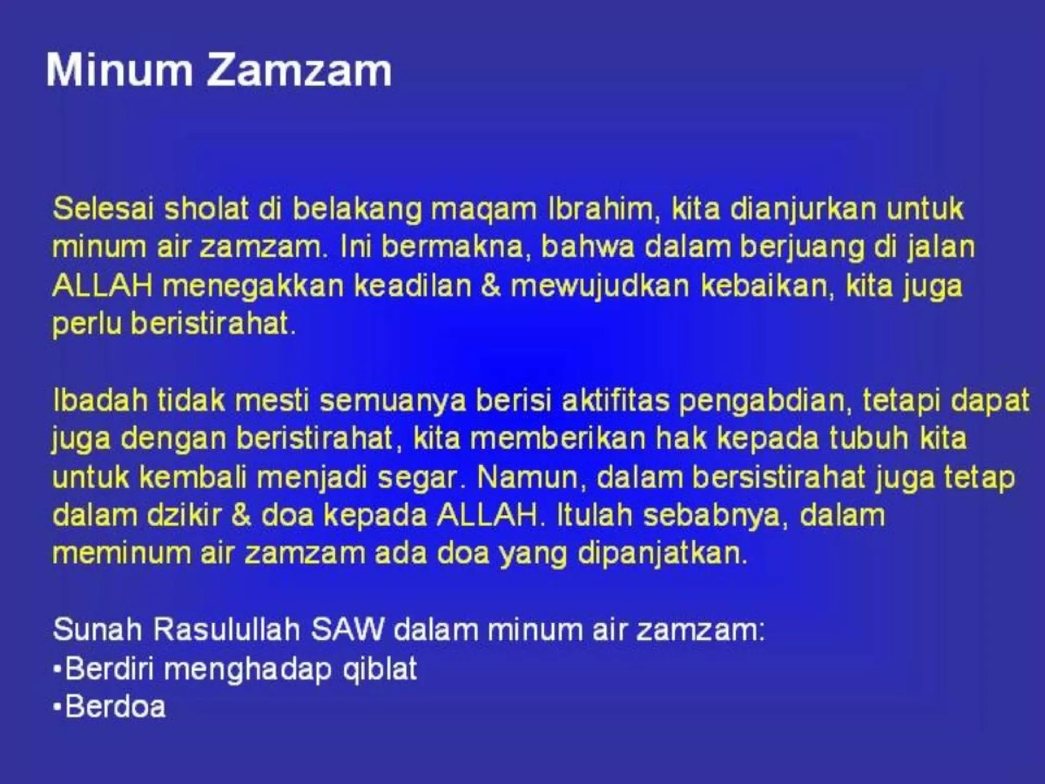 Manasik Umroh Presentation | PPT
