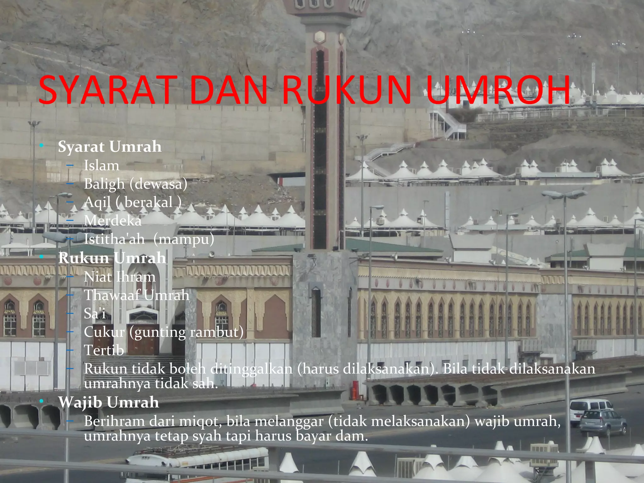 Manasik umrah | PPT