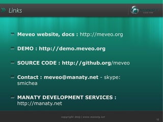 MEVEO 3.0 - Manaty | PPT