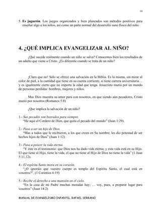 Manaul de evangelismo infantil | PDF