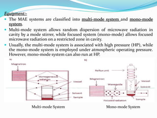 NON THERMAL EXTRACTION OF BIOACTIVE COMPOUNDS | PPT