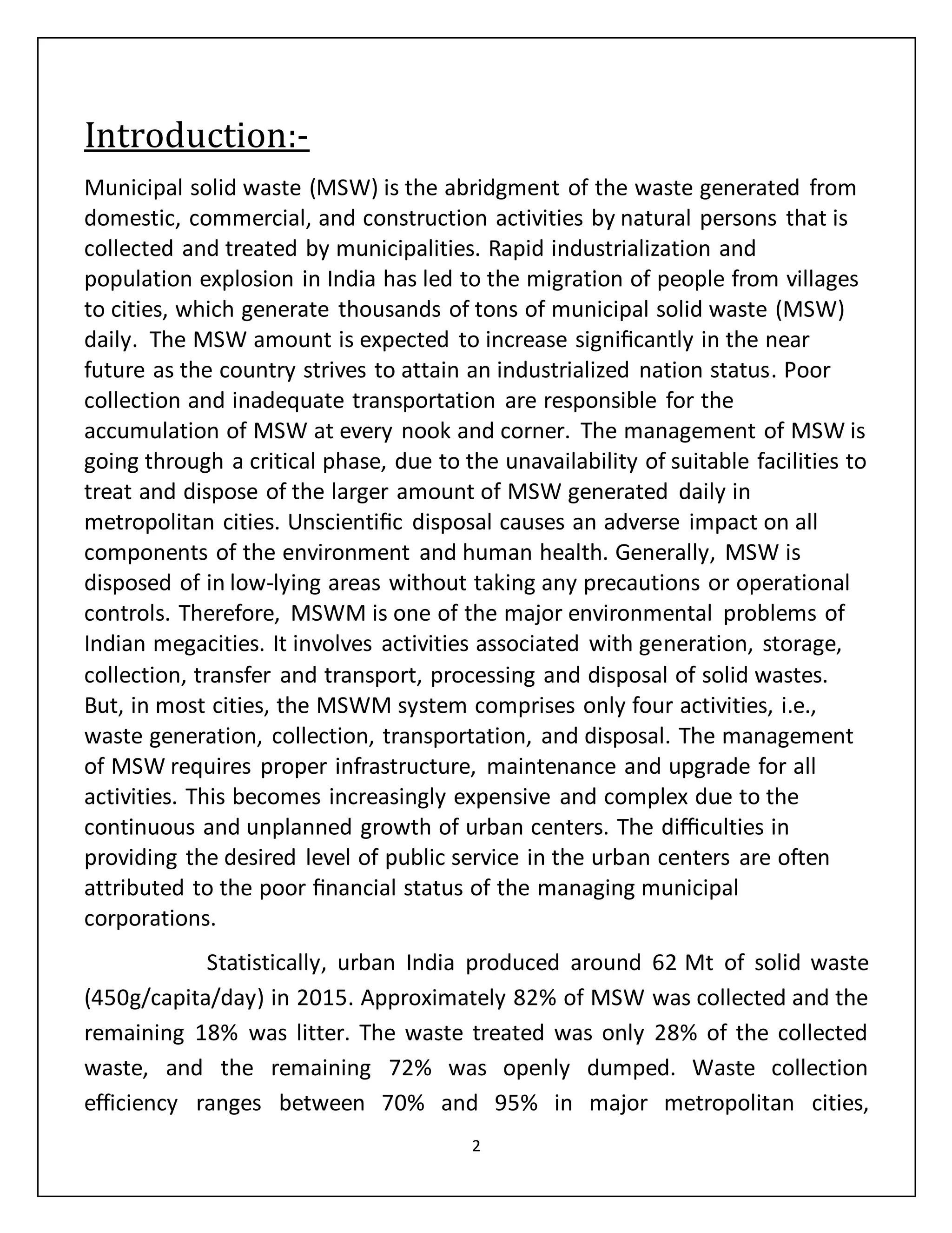 Identifying waste Preparation and collection | PDF