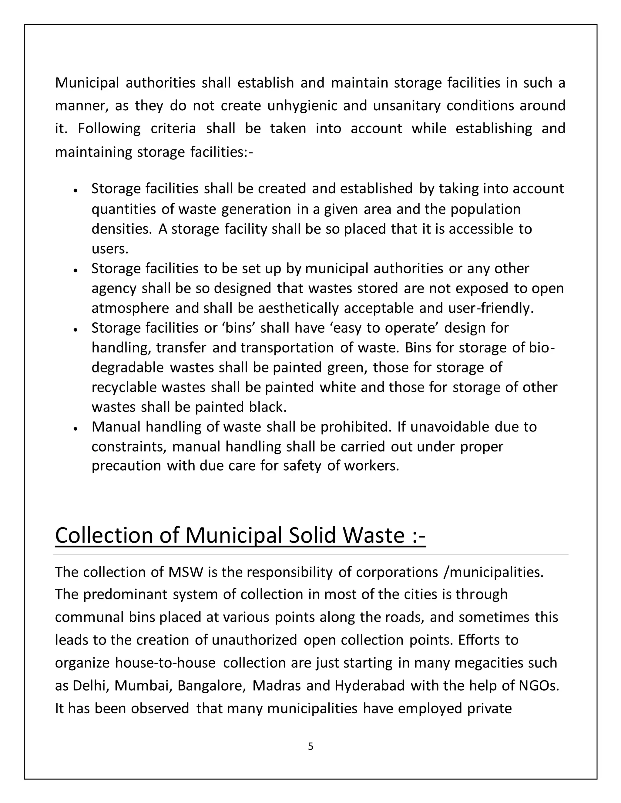 Identifying waste Preparation and collection | PDF