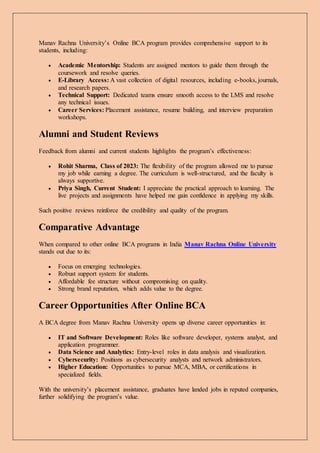 Manav Rachna Online BCA Review.pdf,,,,,, | PDF