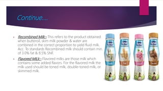 special milks | PPTX