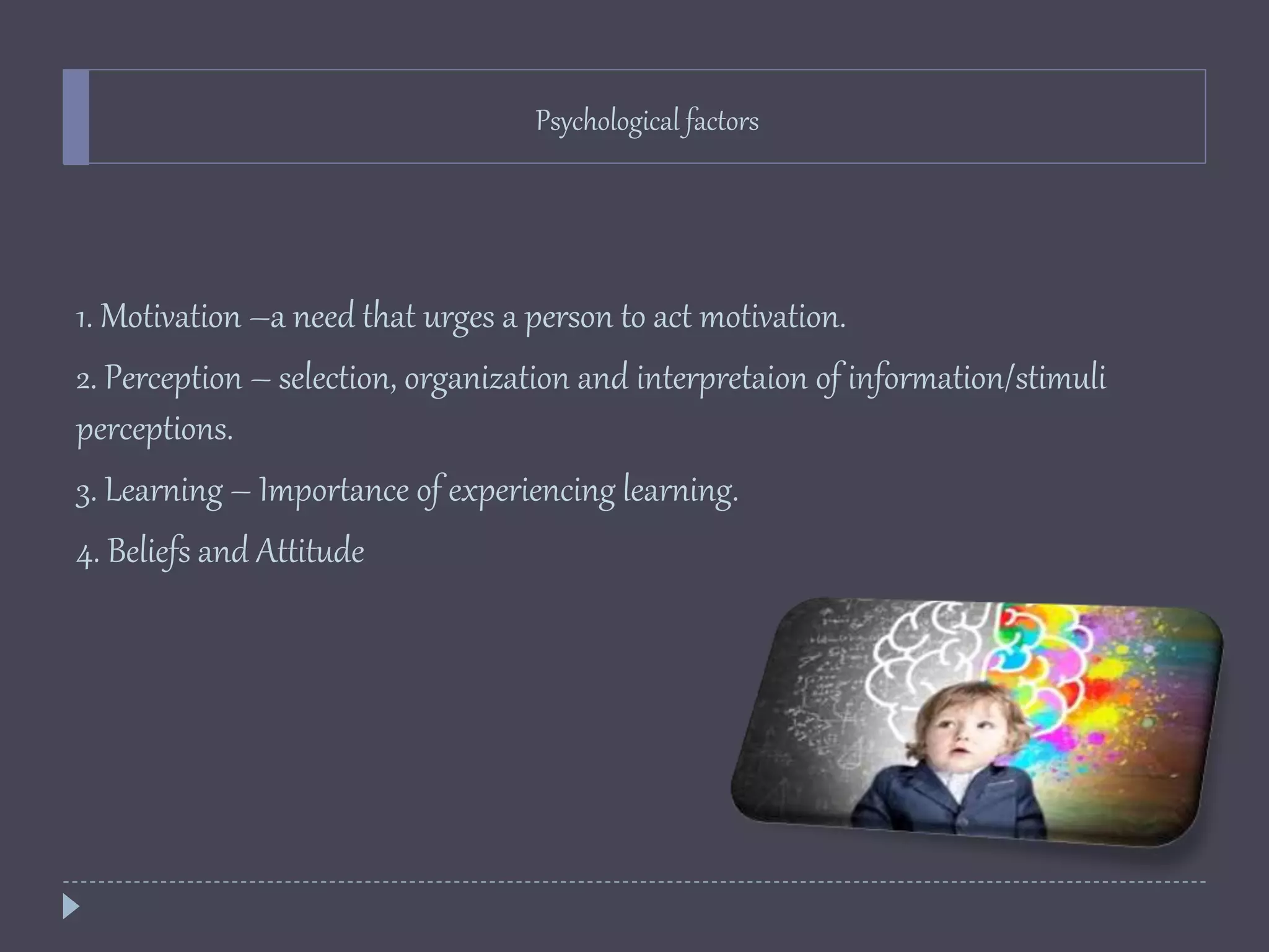 FACTORS THAT INFLUENCING BEHAVIOR | PPTX