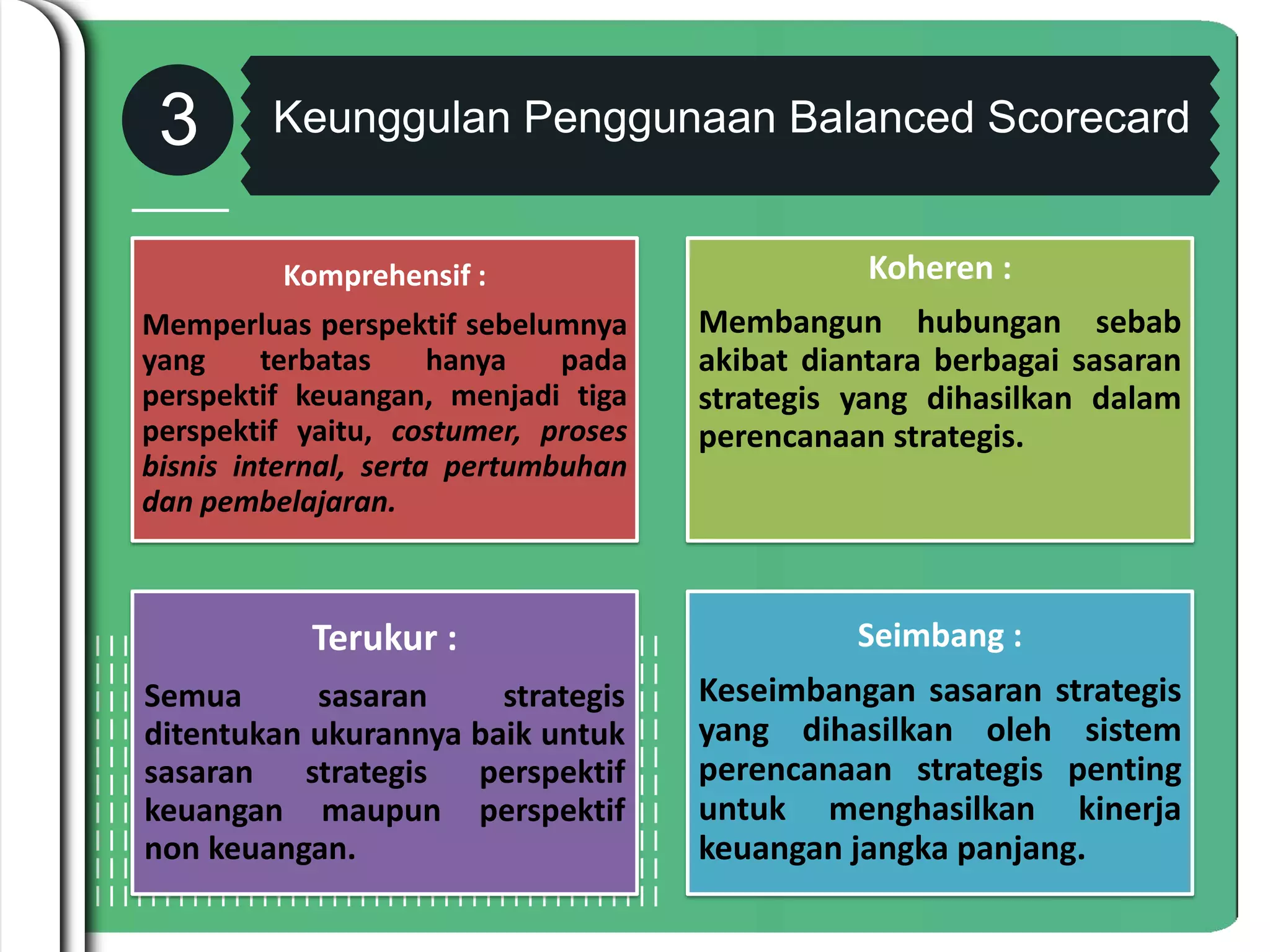 Balance Scorecard Sebagai Kerangka Pengukuran Kinerja | PPTX