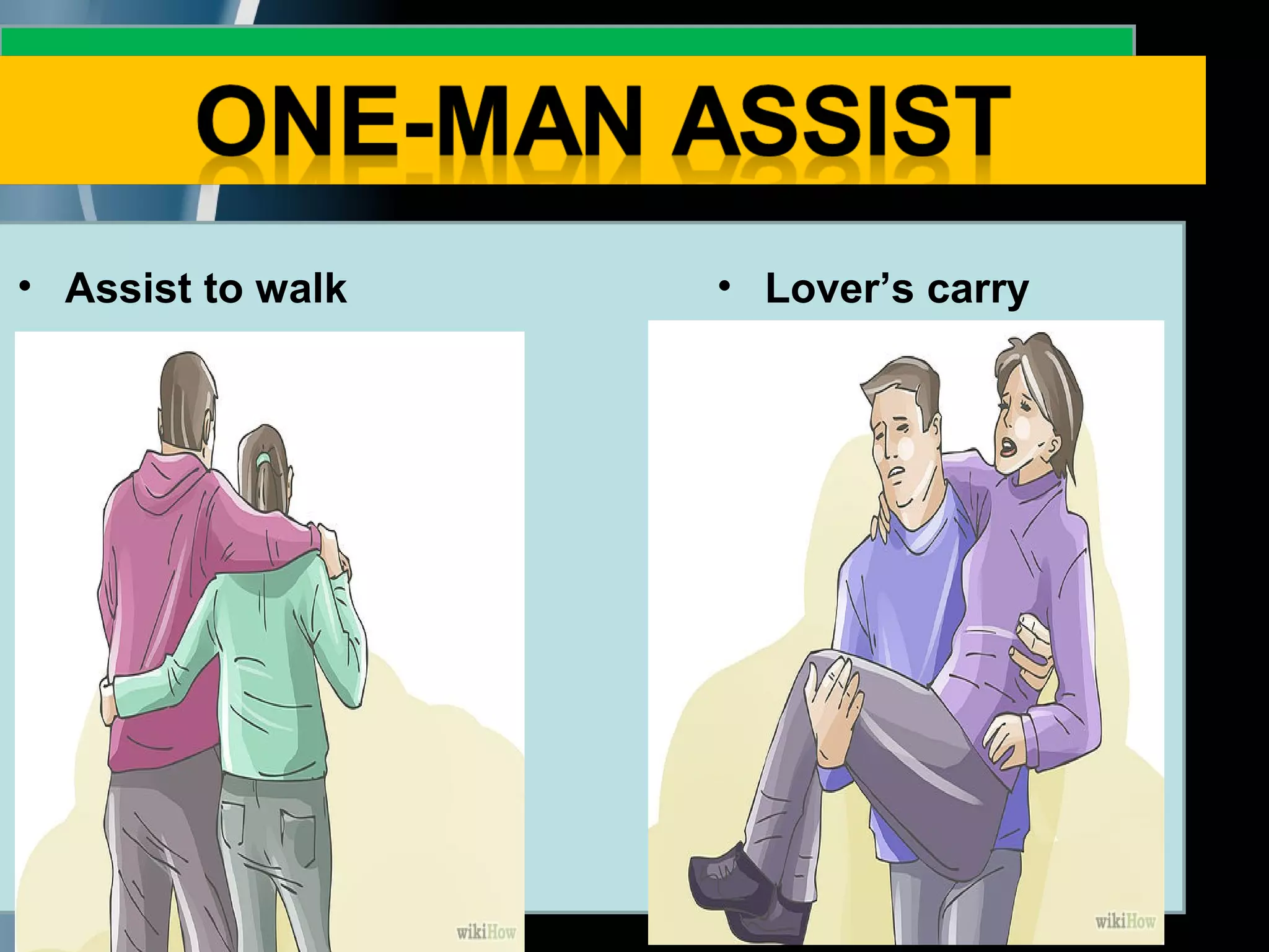 Man carries | PPT