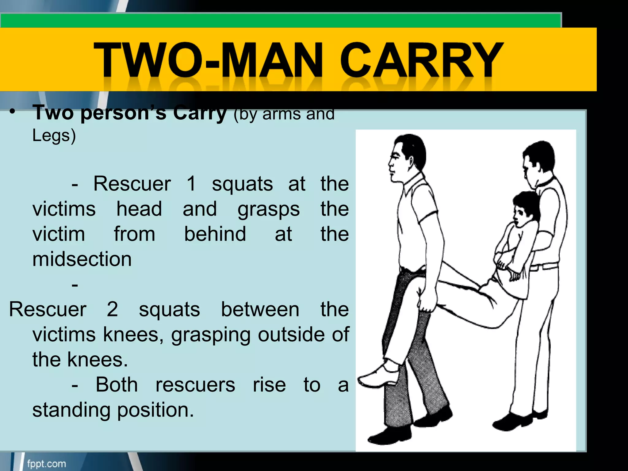 Man carries | PPT