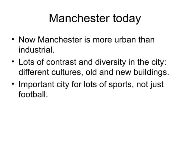 Manchester | PPT
