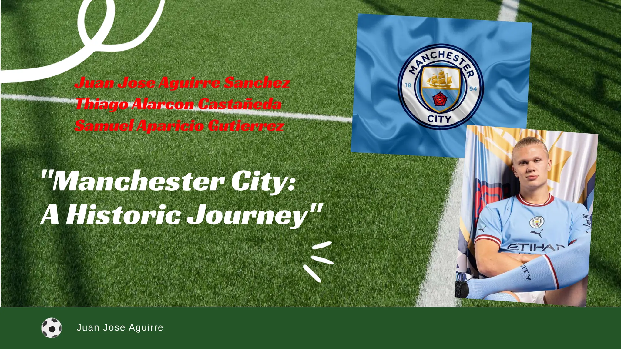Manchester City presentación en Ingles para G | PPTX