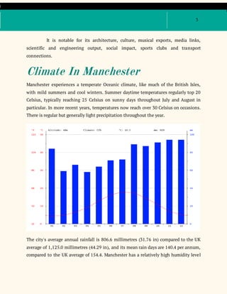 Manchester city(uk) | DOCX | Weather | Science