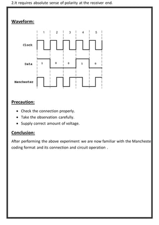 Manchester coding | PDF